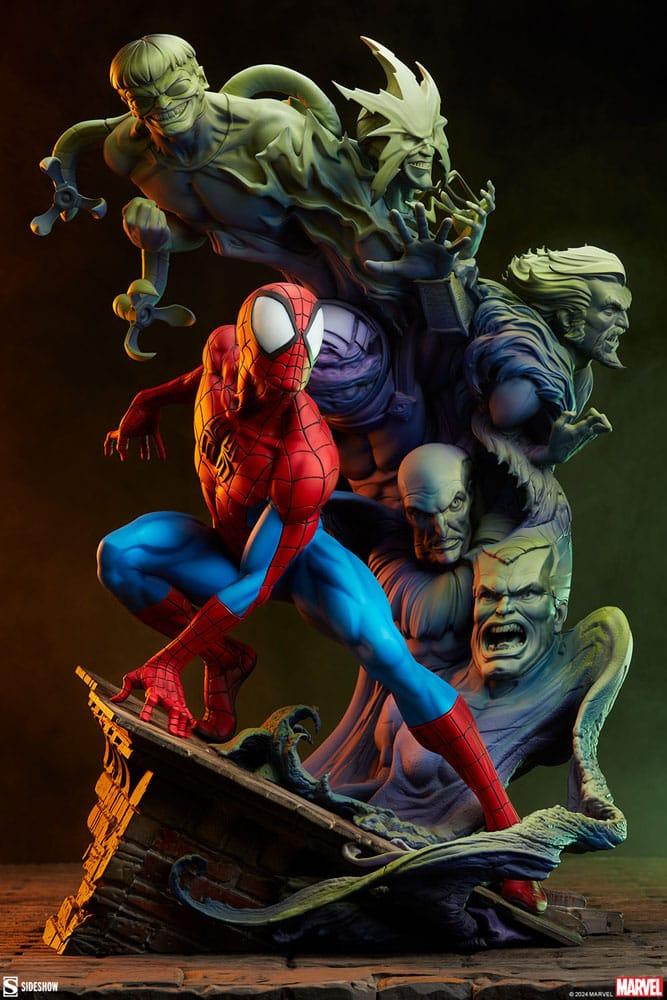 Spider man resin statue store
