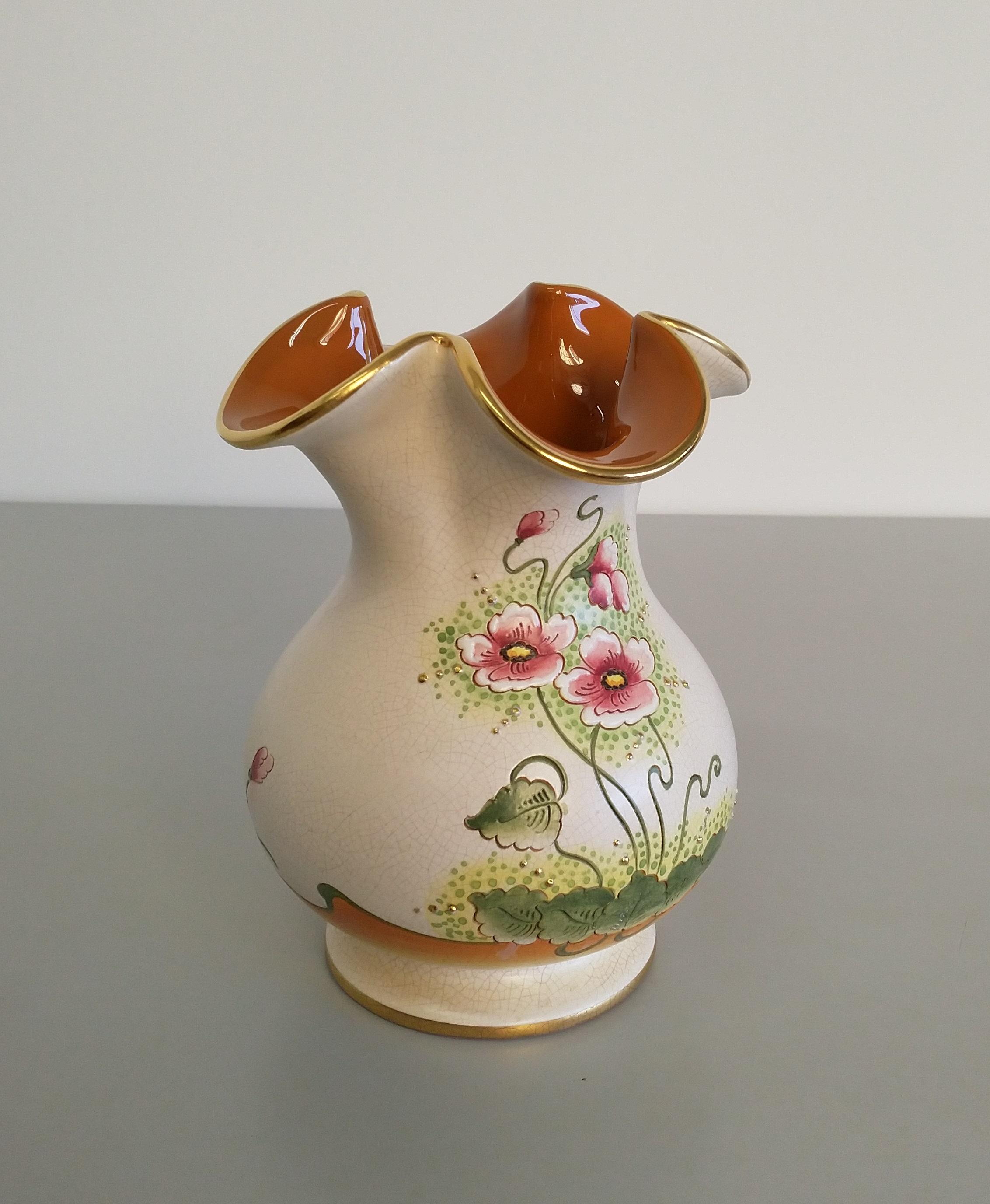 Graziano Pimpinelli e Prassede Gialletti - Vaso - Ceramica Deruta