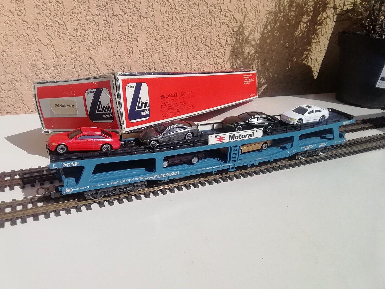 LIMA BISARCA MOTORAIL CON SC ORIGINALE+CARICO 6 AUTO NN ORIGINALI IN ...